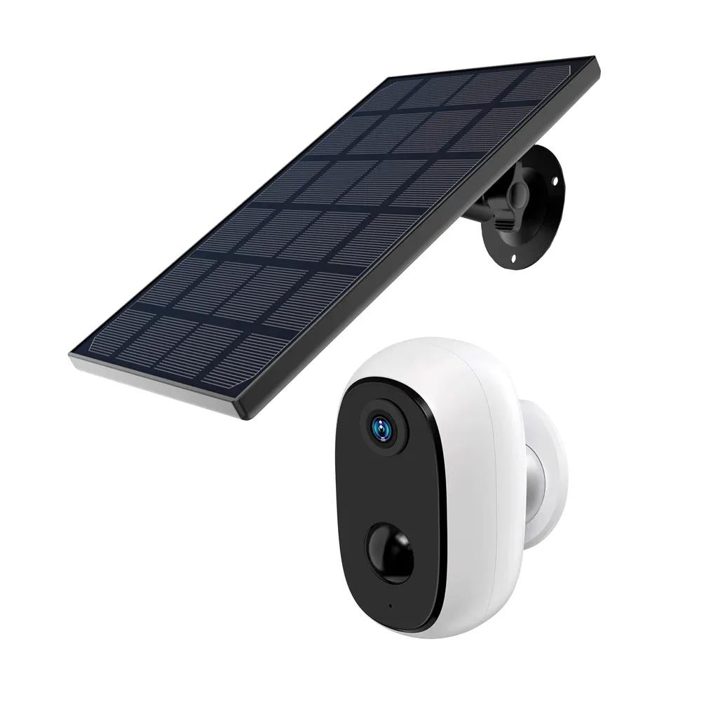 Smart Solar Powered Battery IP Camera with Magnetic Screw &10000mAh Ba ...