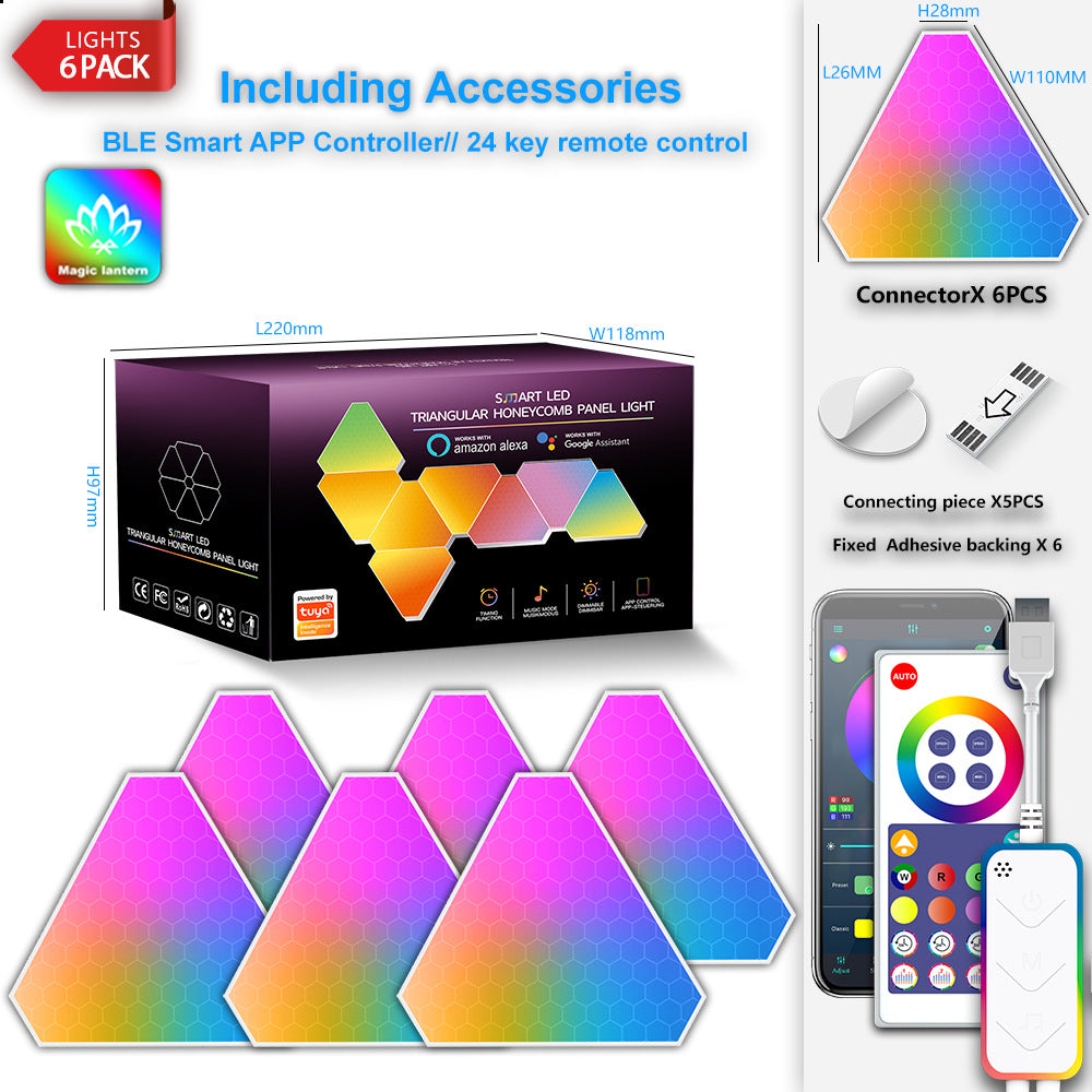 Smart DIY Digital triangle light panel – AvatarControls