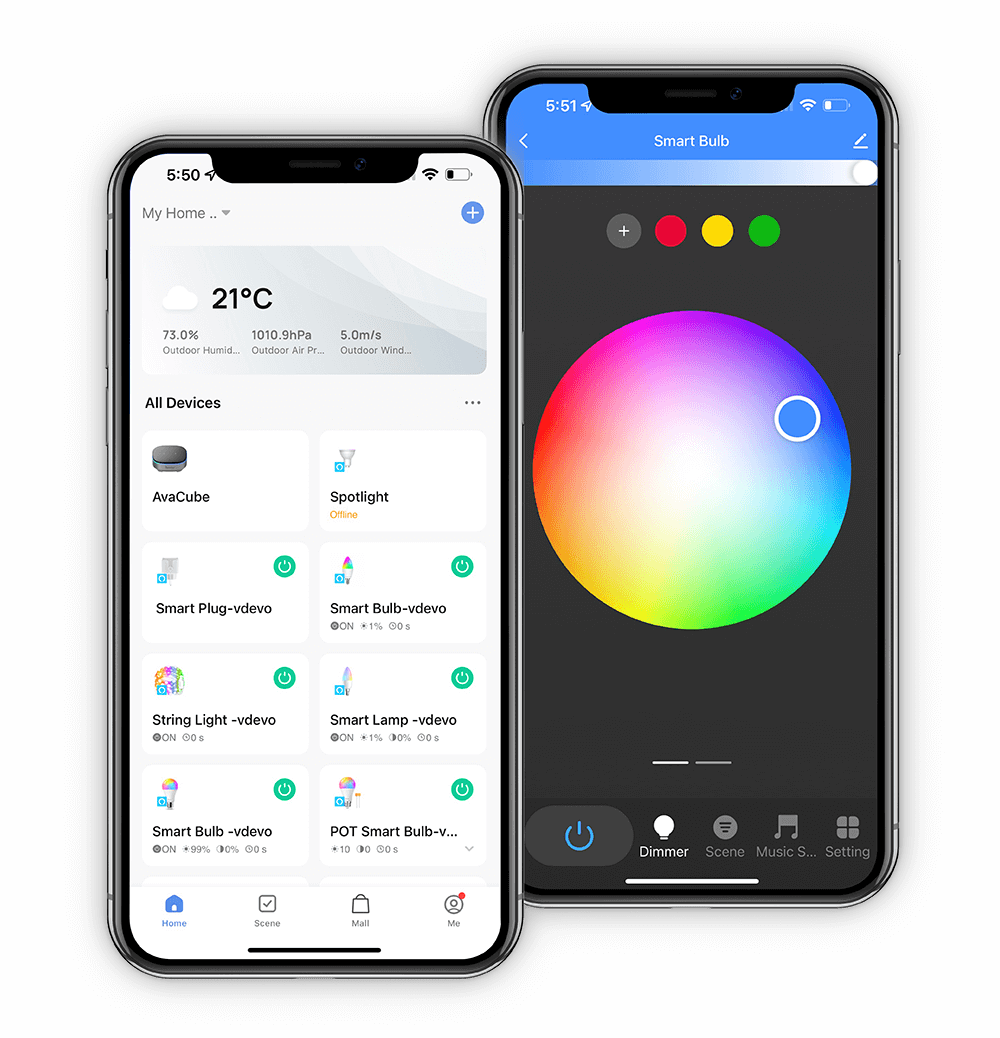 AvatarControls App for Smart Home