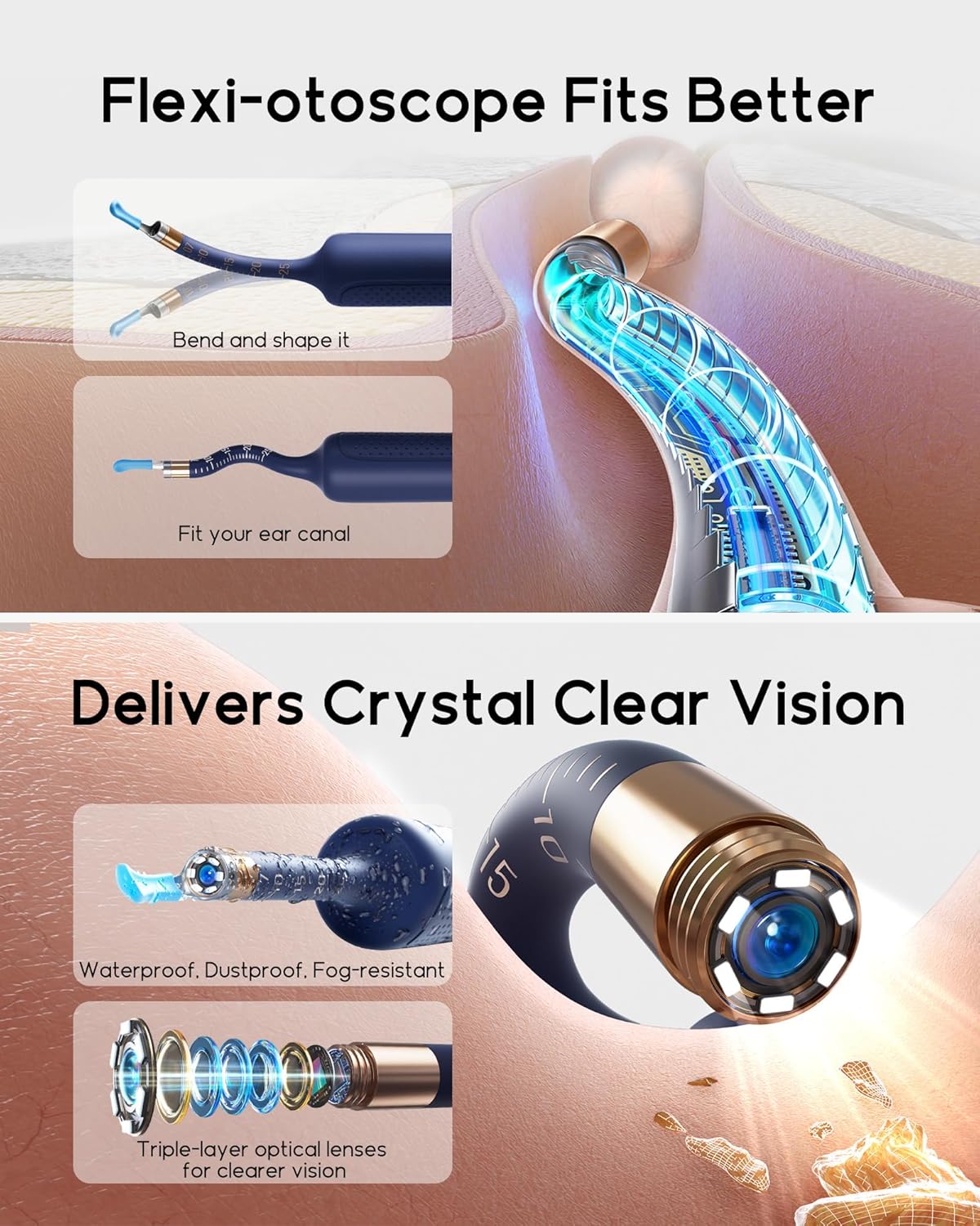 Bebird Earsight Plus Ear Cleaning Camera Wax Removal Tool kit ...