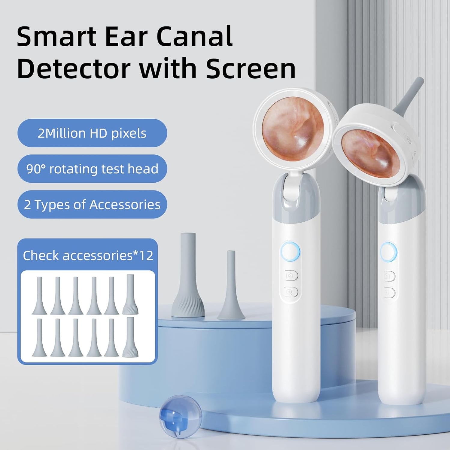 Smart Otoscope Ear Camera with Screen — AvatarControls
