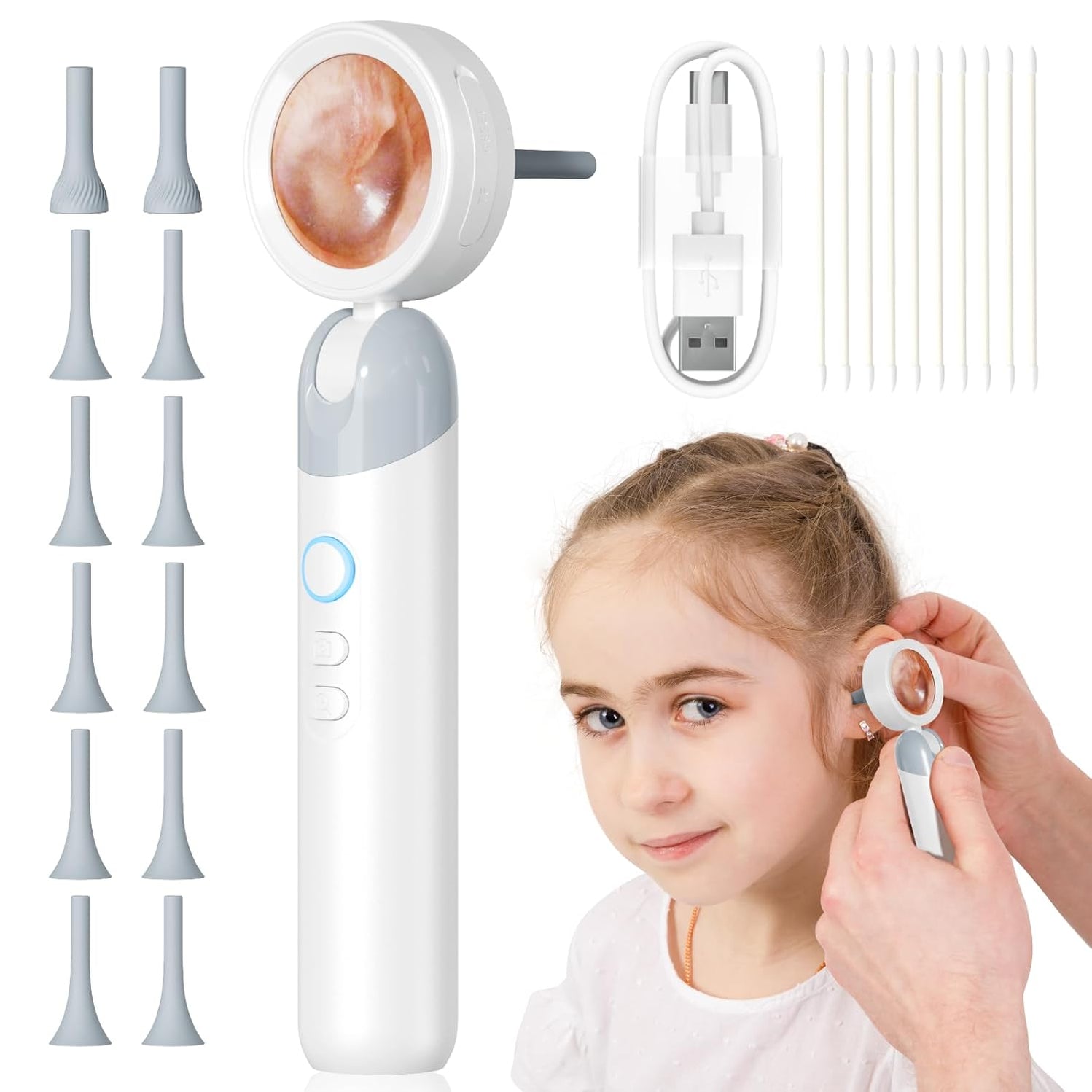 Smart Otoscope Ear Camera with Screen — AvatarControls