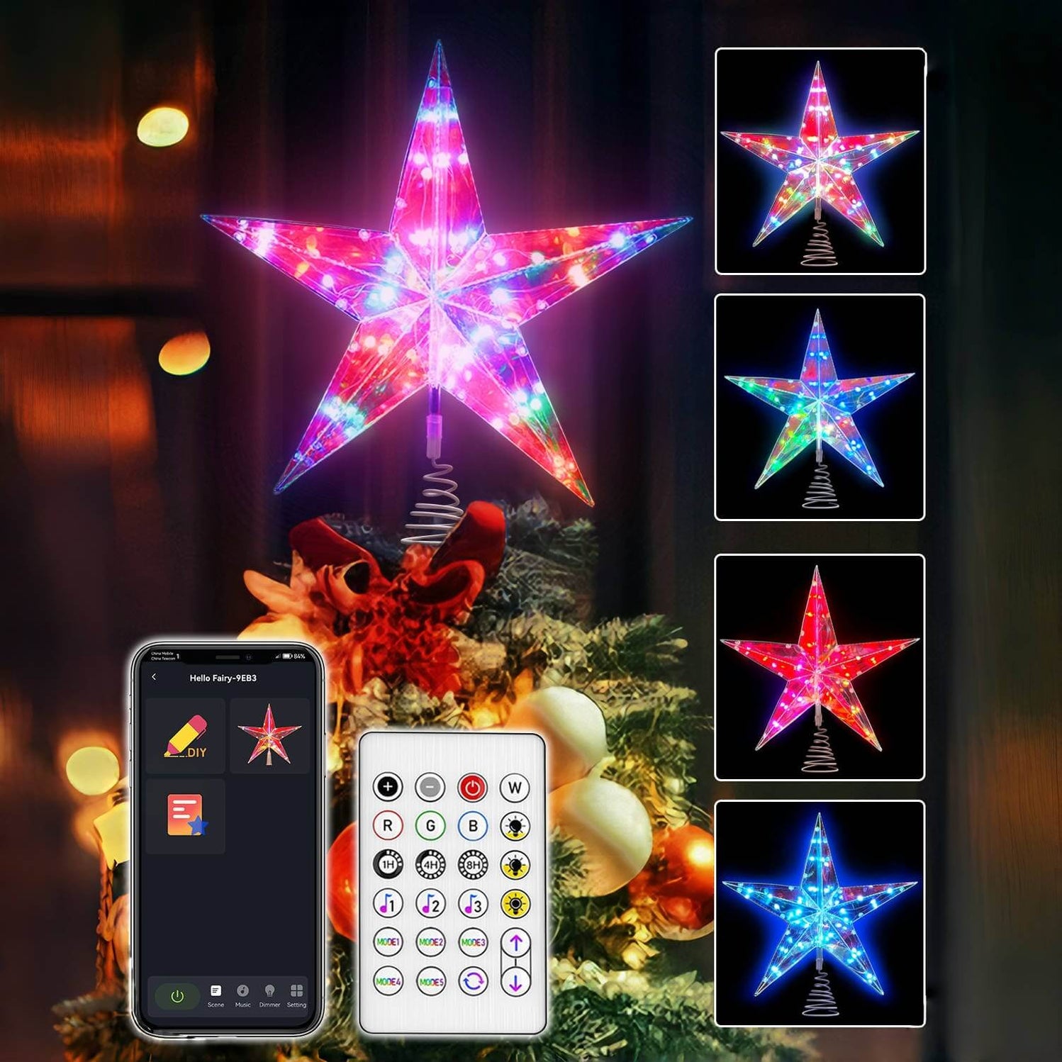 7" PET Christmas Tree Topper — AvatarControls