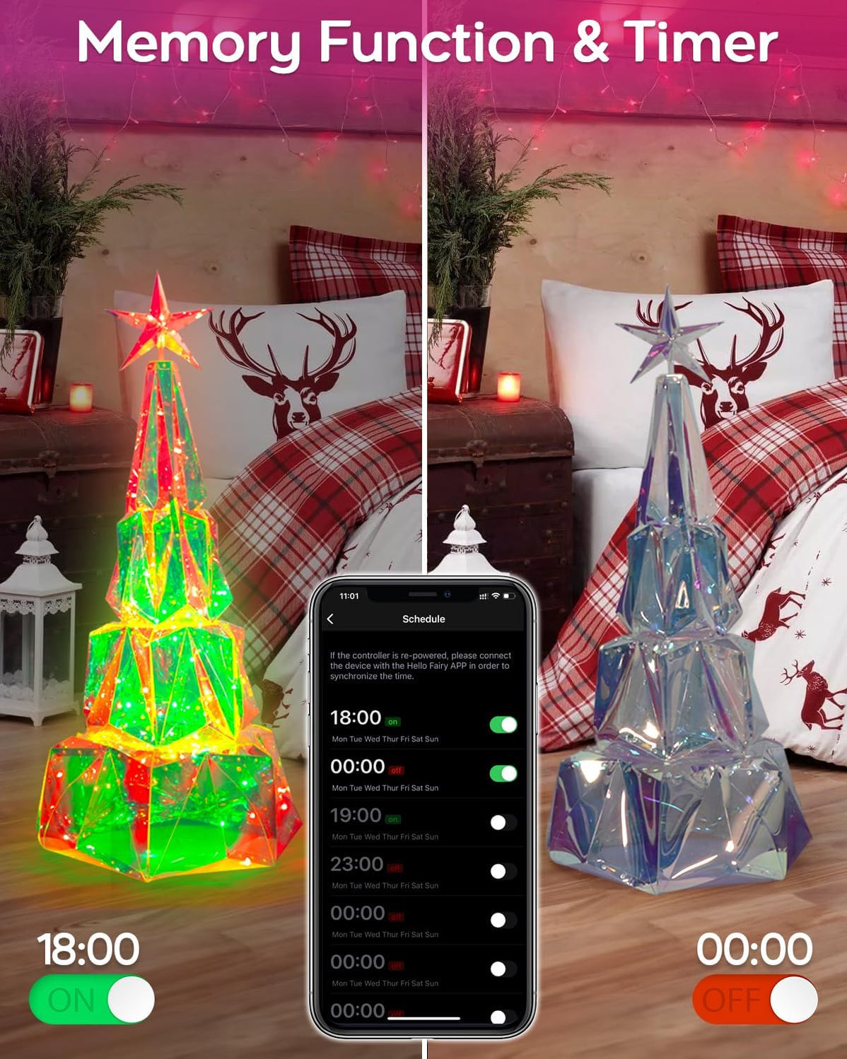 3.6FT Prismatic Iridescent Christmas Tree — AvatarControls