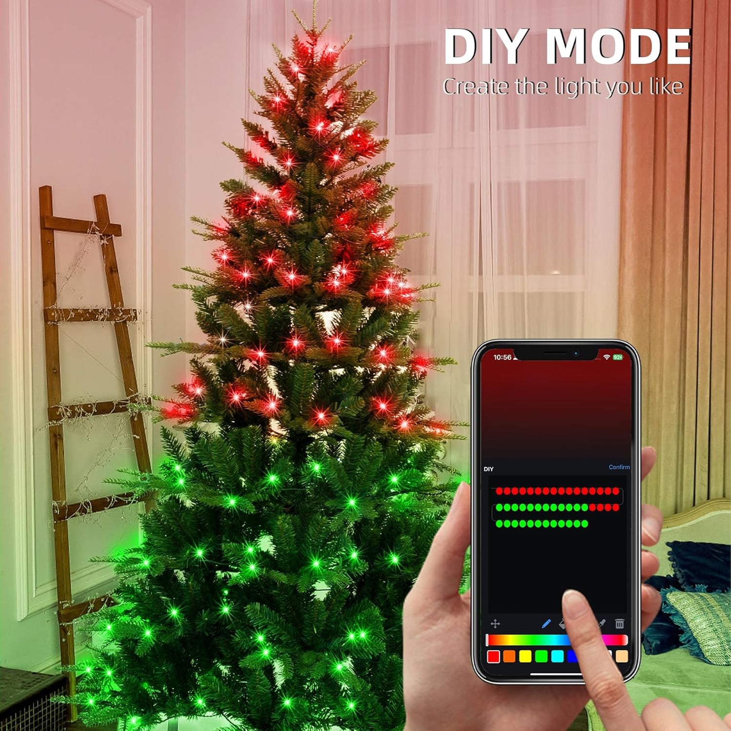 6FT Smart Prelit Artificial Christmas Tree — AvatarControls