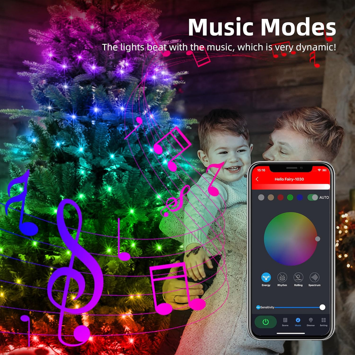 6FT Smart Prelit Artificial Christmas Tree — AvatarControls