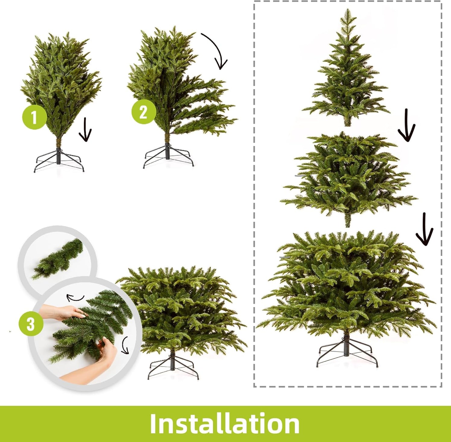 6FT Smart Prelit Artificial Christmas Tree — AvatarControls