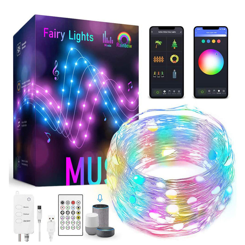 Smart Fairy String Lights RGBIC USB Powered — AvatarControls
