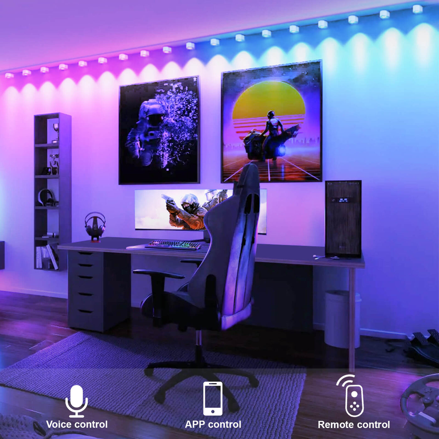 Indoor Smart String Downlights 28FT/30LEDs - $79 — AvatarControls