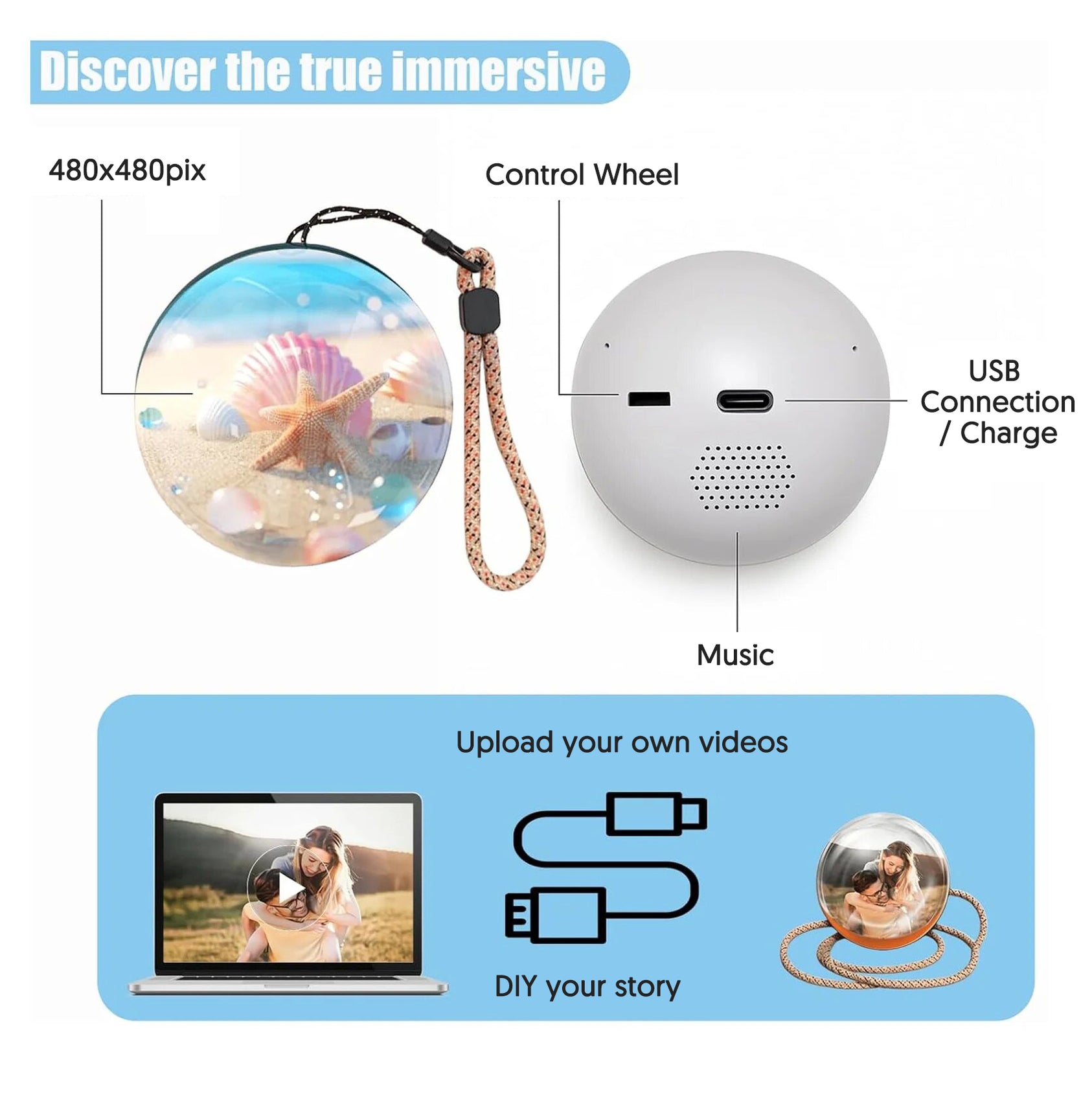 Crystal Ball Digital Display, Crystal Ball Digital Photo Album-DIY ...